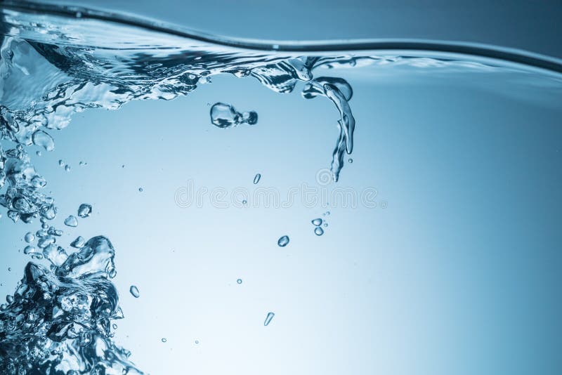 Water Surface with Ripple and Bubble Stock Photo - Image of abstract ...