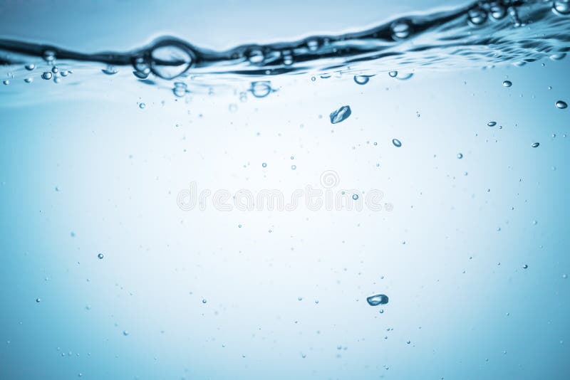 Water Surface with Ripple and Bubble Stock Image - Image of bright ...