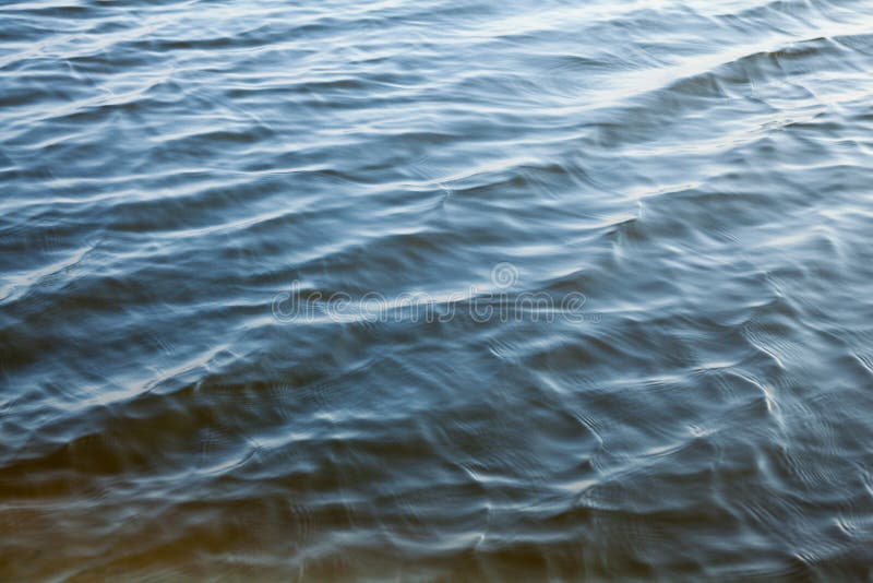 Water surface with ripples stock image. Image of reflect - 225825517