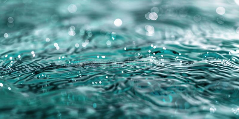 Water Surface in Shallow Dept of Field. Background Banner Stock Image ...