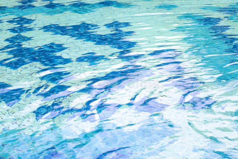 The Water Surface is a Small Wave in the Pool Stock Photo - Image of ...