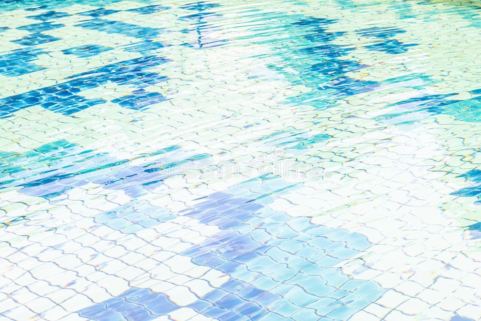 The Water Surface is a Small Wave in the Pool Stock Image - Image of ...