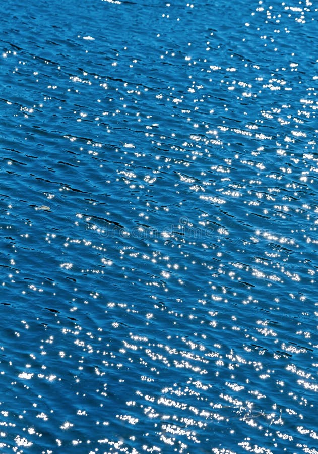Water Surface with Sparkle Lights Stock Photo - Image of wallpaper ...