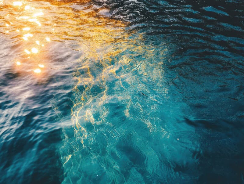 Water Surface with Sun stock photo. Image of lake, morning - 378084192