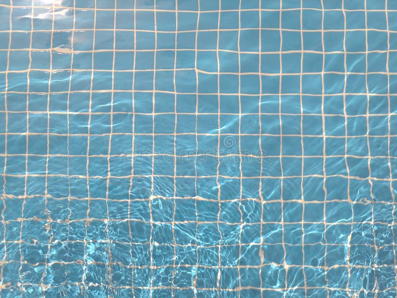 Water Surface Texture with Blue Tiles Stock Photo - Image of tiles ...