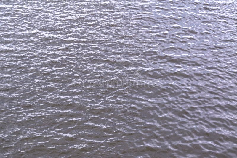 Water Surface Texture with Light Ripples Close-up. Stock Photo - Image ...