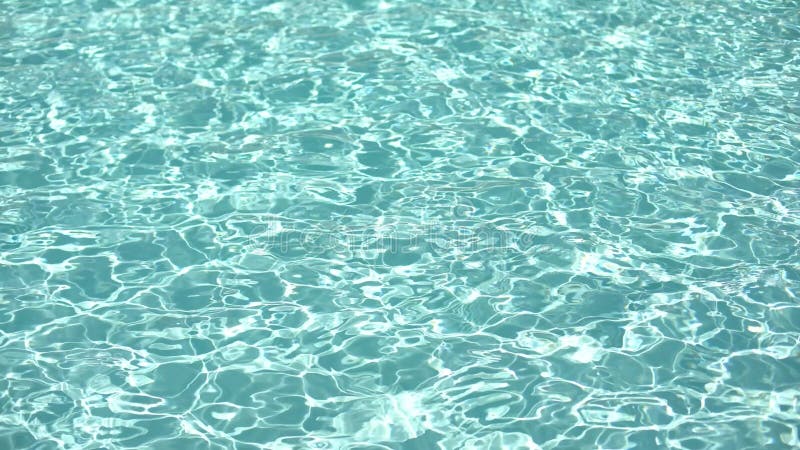 Water Surface Texture, Slow Motion Looping Clean Swimming Pool Ripples ...