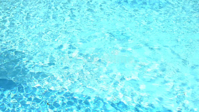 Water Surface Texture, Slow Motion Looping Clean Swimming Pool Ripples ...