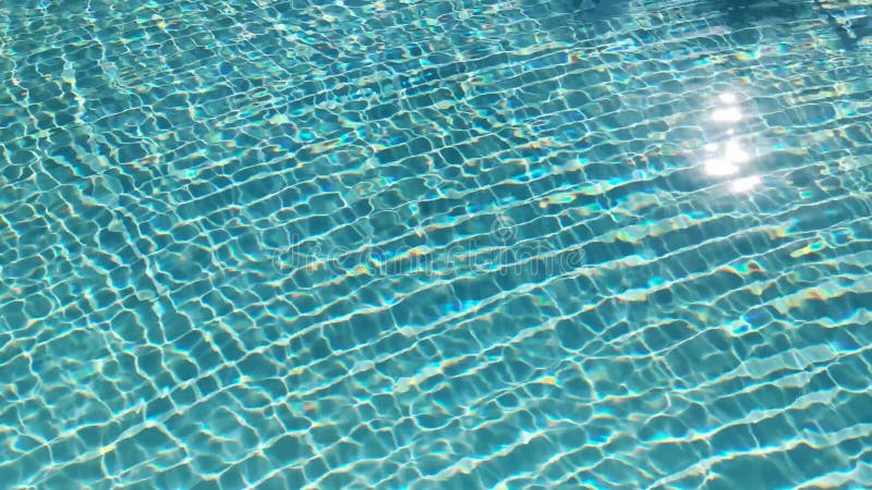 Water Surface Texture, Slow Motion Looping Clean Swimming Pool Ripples ...