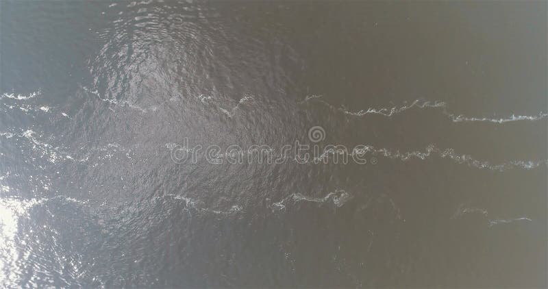 Water Surface Top View. Water Surface from Above, Ripples on the Water ...