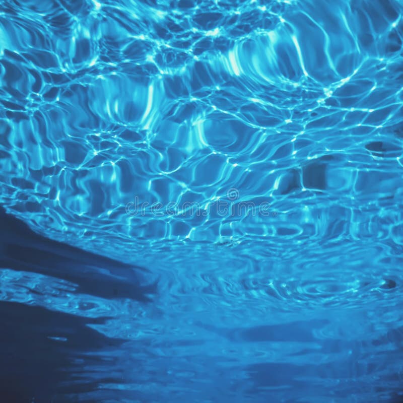 Water Surface Underwater, Swimming Pool Surface Water Background Stock ...
