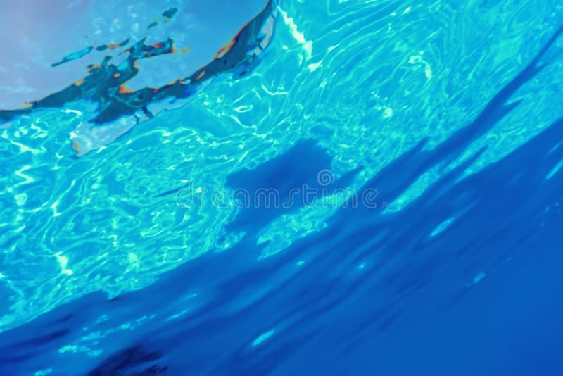 Water Surface Underwater, Swimming Pool Surface Water Background Stock ...