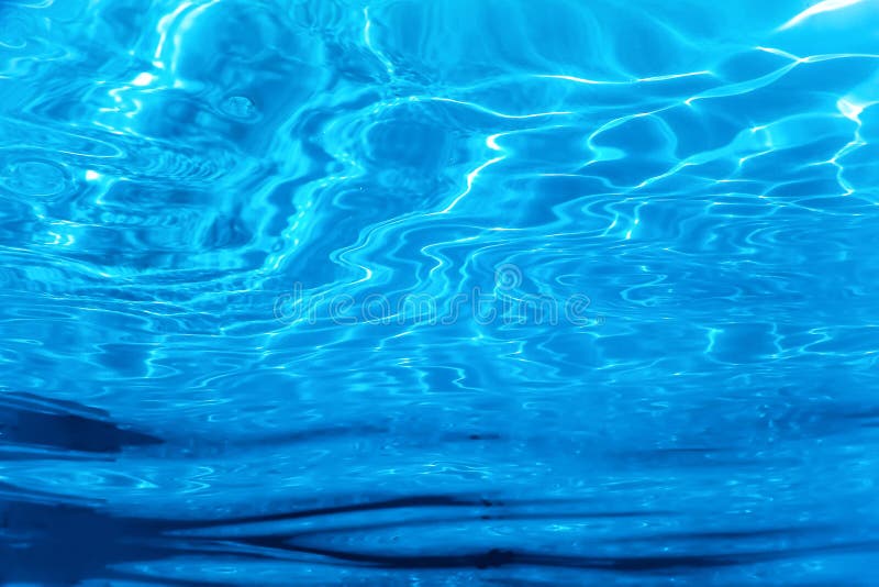 Water Surface Underwater, Swimming Pool Surface Water Background Stock ...