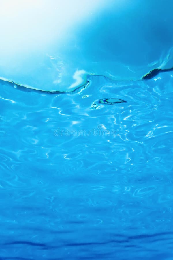 Water Surface Underwater, Swimming Pool Surface Water Background Stock ...