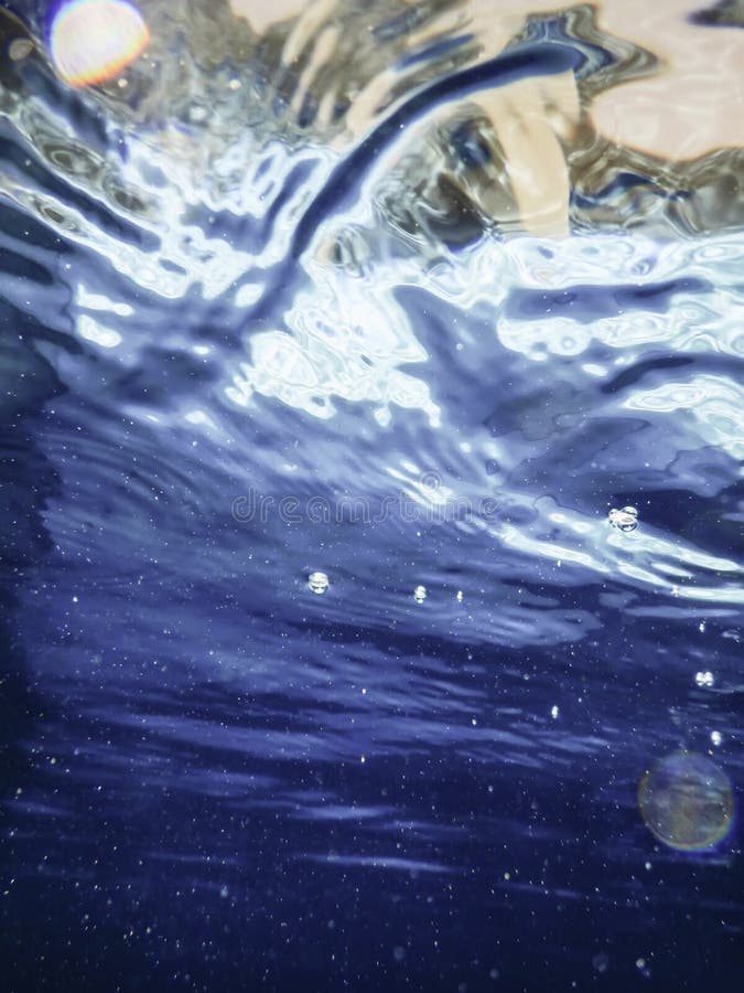 Water Surface Underwater, Swimming Pool Surface Water Background Stock ...