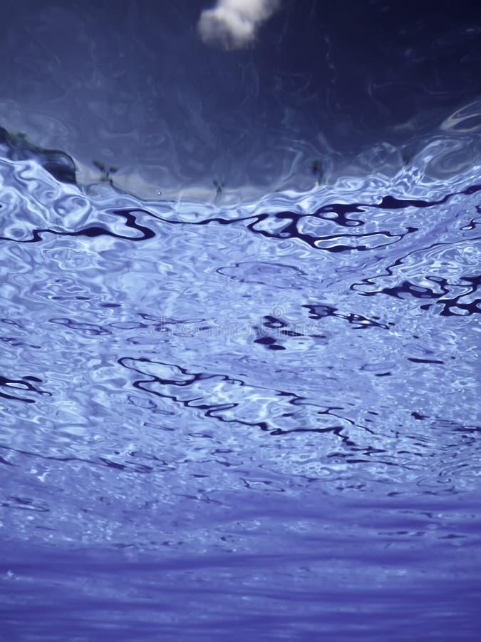 Water Surface Underwater, Swimming Pool Surface Stock Photo - Image of ...
