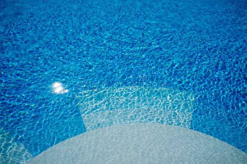Water in the swimming pool stock image. Image of blue - 144393377