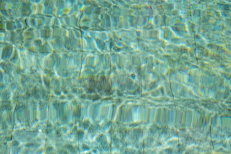Water in Swimming Pool Reflecting Sunshine Stock Image - Image of ...