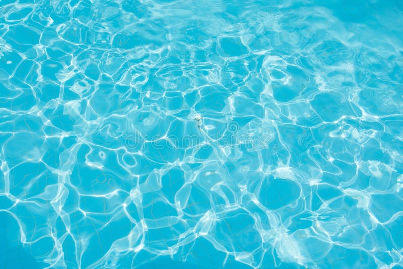 Water in Swimming Pool with Sun Reflection Stock Image - Image of ...