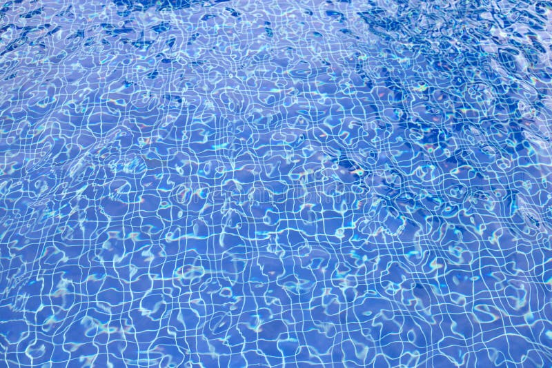 Water Swimming Pool Surface for Background Stock Image - Image of blue ...