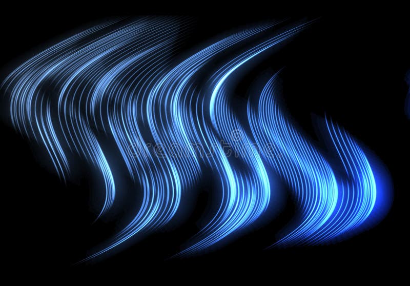 Blue Hot Fire Flame on Water Stock Illustration - Illustration of burn ...