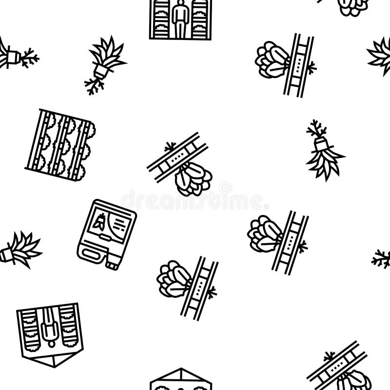 Water System Irrigation Sprinker Vector Seamless Pattern Stock Vector ...