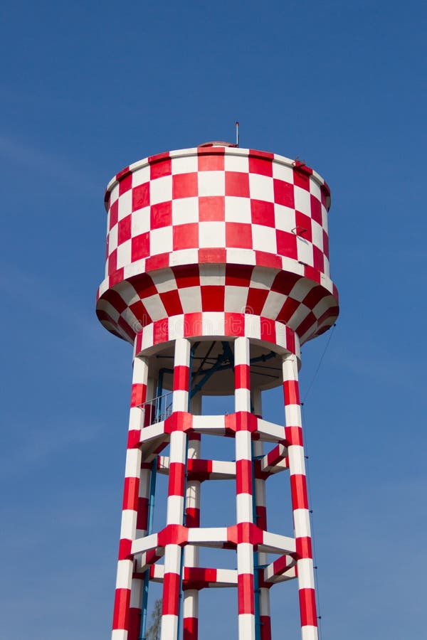 Checkered Water Tank Tower Stock Photos - Free & Royalty-Free Stock ...