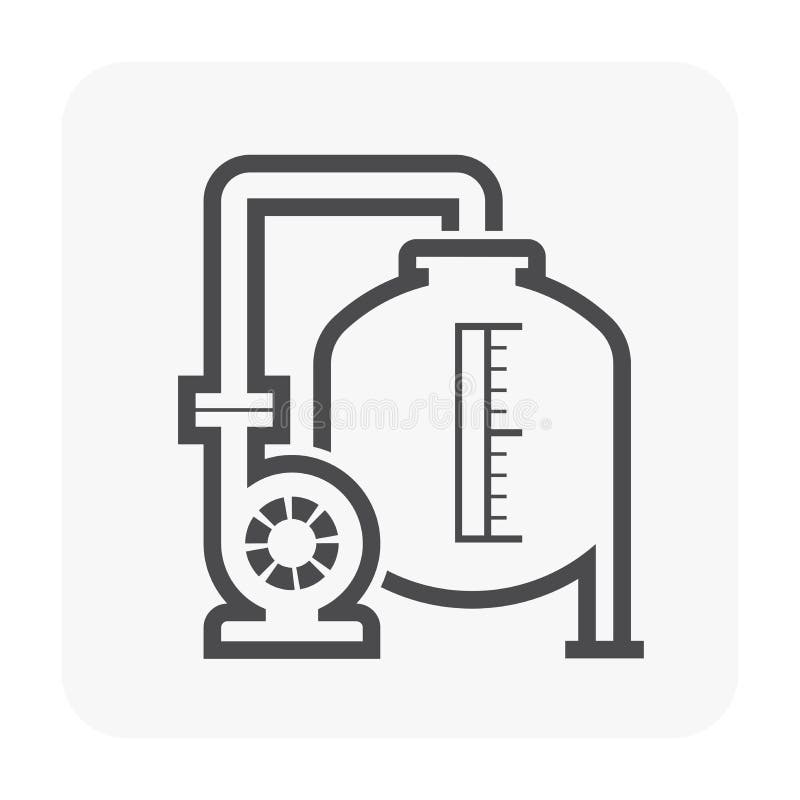 Water tank icon stock vector. Illustration of sludge - 179534774
