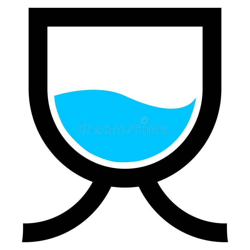 Water Tank Flat Icon Symbol Stock Vector - Illustration of water, drink ...