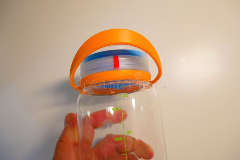 The Water Tank is One Liter. a Water Bottle. Stock Photo - Image of ...