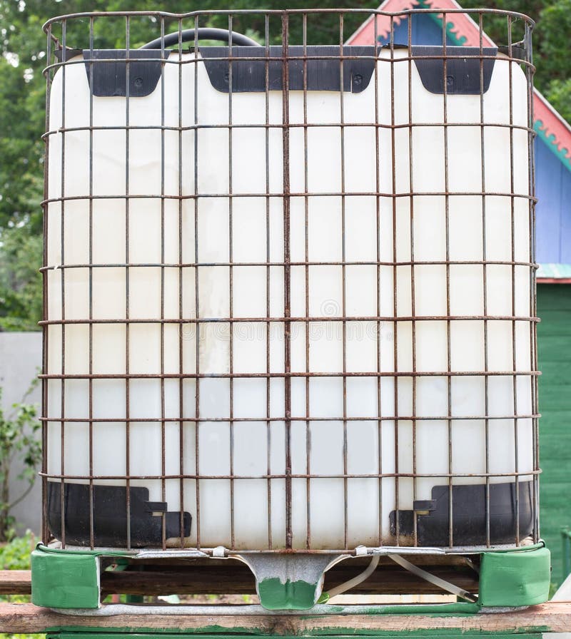 Water Tank Production Cube, Container, Plastic, Cube Stock Photo ...