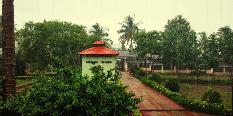 The water tank during Rain stock photo. Image of rain - 188975440