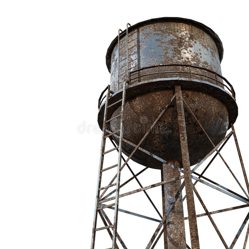 Round Water Tower Stock Illustrations – 975 Round Water Tower Stock ...