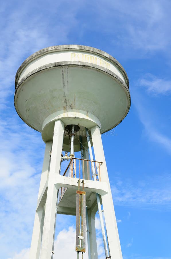 Water tank tower and sky stock photo. Image of antique - 41662914