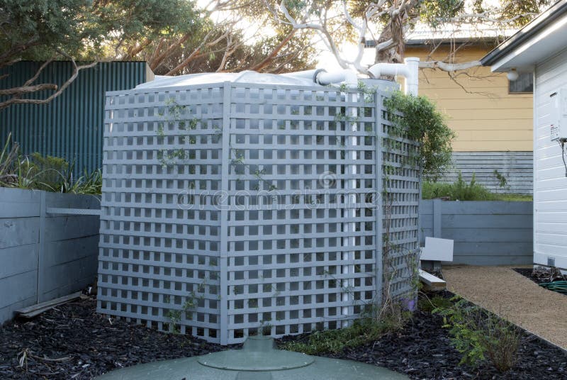 Water tank stock photo. Image of outdoors, storage, garden - 56630676