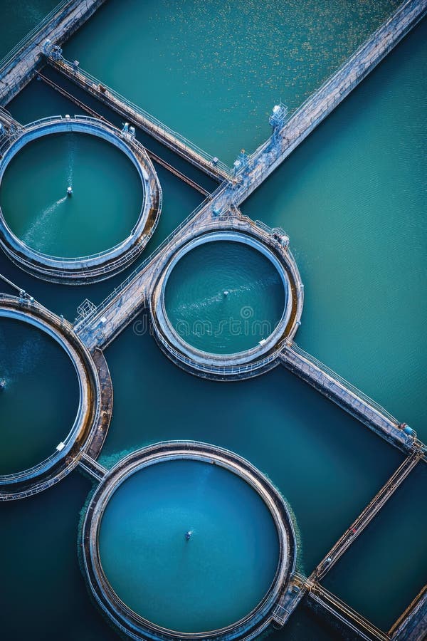 Water Tanks in Line stock image. Image of systems, cluster - 380508385