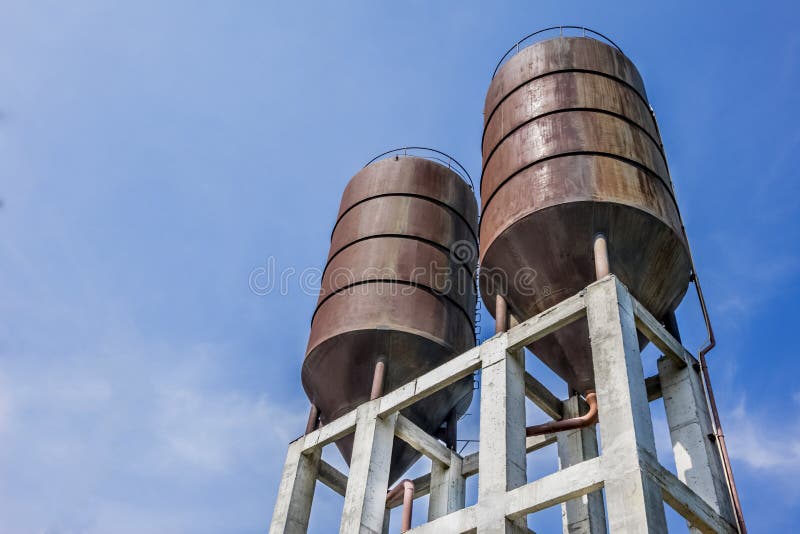 Water tanks stock photo. Image of tank, container, reservoir - 48918666