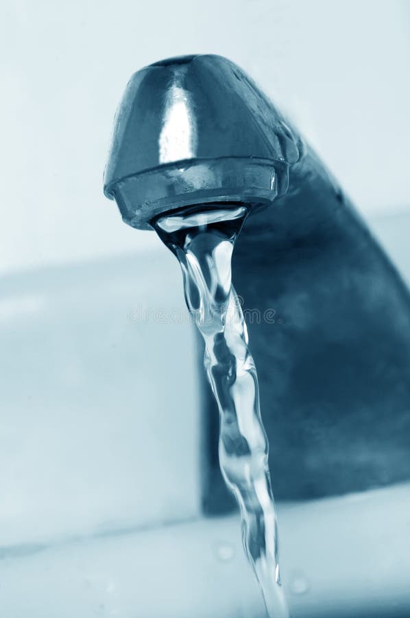 Running tap water stock photo. Image of flows, hygiene - 19866348