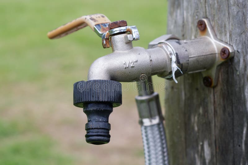 Water tap stock photo. Image of environment, seep, rusty - 26119822
