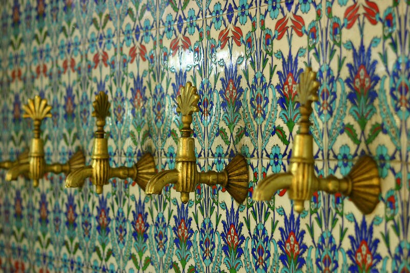 Water tap stock image. Image of taps, istanbul, tiles, hands - 322111