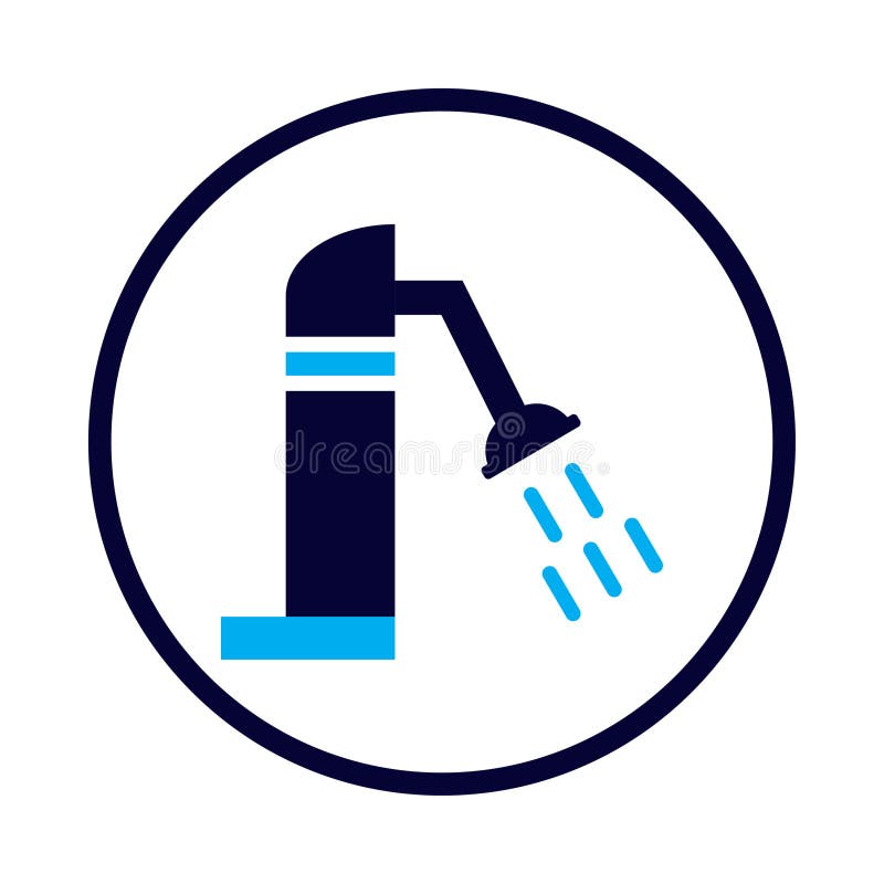 Water Tap, Bathroom Shower, Bath Tap, Shower Icon Stock Vector ...