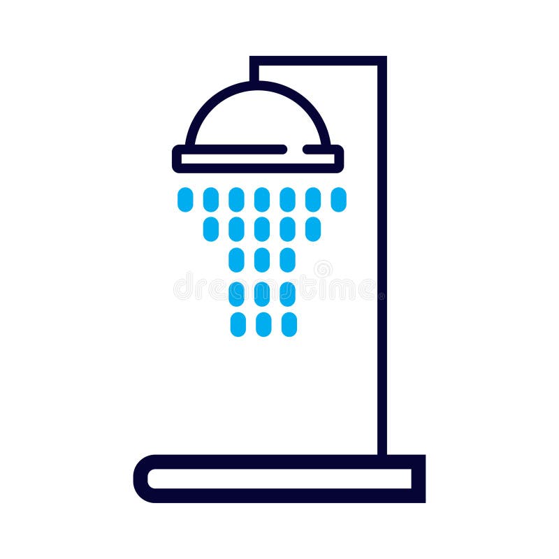 Water Tap, Bathroom Shower, Bath Tap, Shower Icon Stock Vector ...