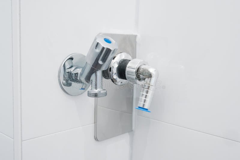 Washing Machine Connection - Water Tap Stock Image - Image of property ...