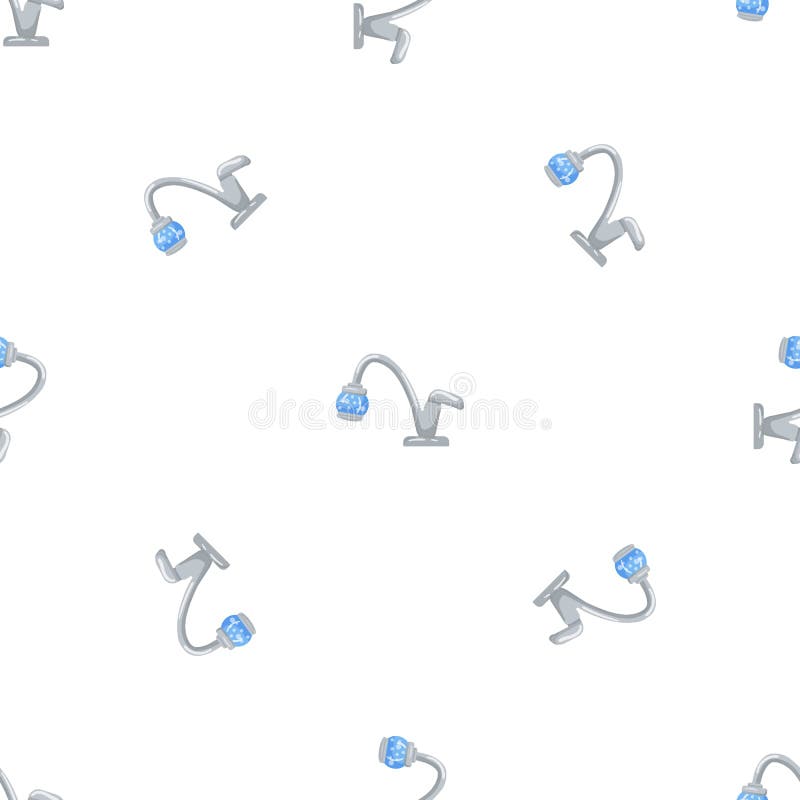 Water Tap Home Filter Pattern Seamless Vector Stock Vector ...