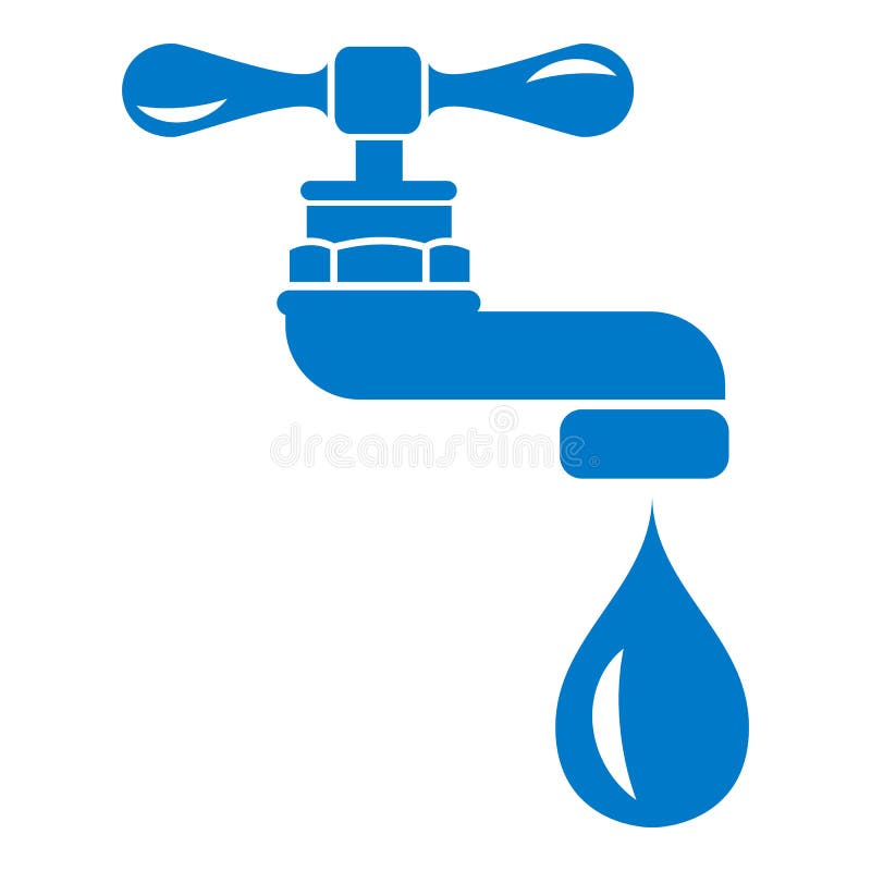 Water Tap Icon, Simple Style Stock Vector - Illustration of blue, logo ... Water Tap Icon, Simple Style Stock Vector - Illustration of blue, logo ...