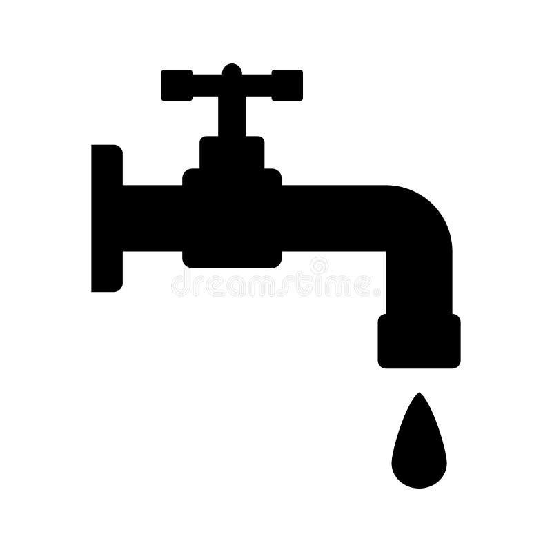 Water Tap Icon Stock Vector Illustration Of Flowing 46730477