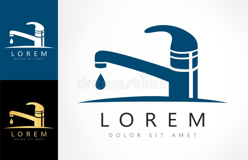 Water tap logo vector stock vector. Illustration of device - 118466852