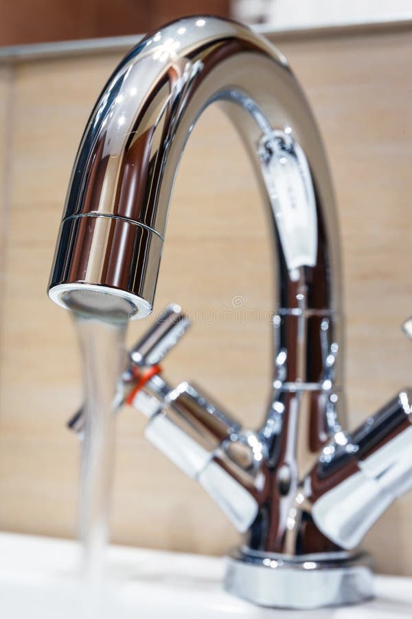 Water Tap with Modern Design Stock Image - Image of modern, detail ...