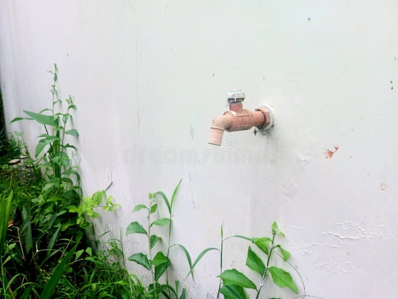 The Water Tap is No Longer Working Stock Image - Image of tree ...