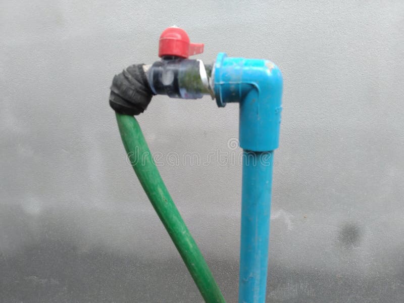 Water Tap Ready To Plumbing Stock Image - Image of pipe, green: 170452331